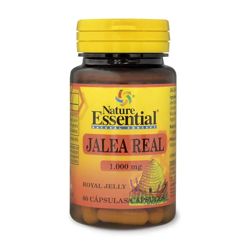 Nature Essential jalea real, 60 cápsulas para vitalidad y energía