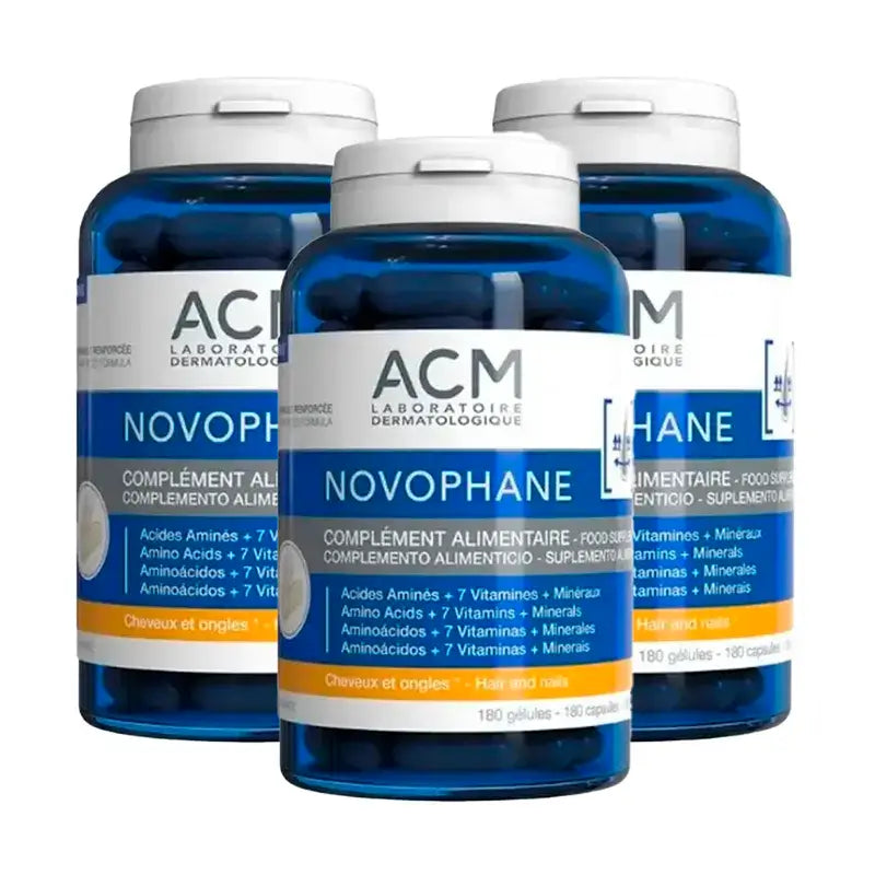 Compra Acm Novophane, Pack 3 x 180 cápsulas al mejor precio.