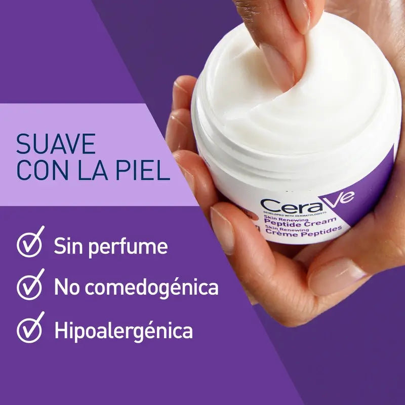 Compra Cerave Skin Renewing Crema Con Péptidos , 48 ml al mejor precio.