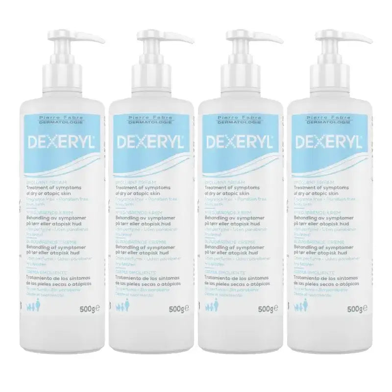 Compra Dexeryl Crema Emoliente, Pack 4 x 500 gr al mejor precio.
