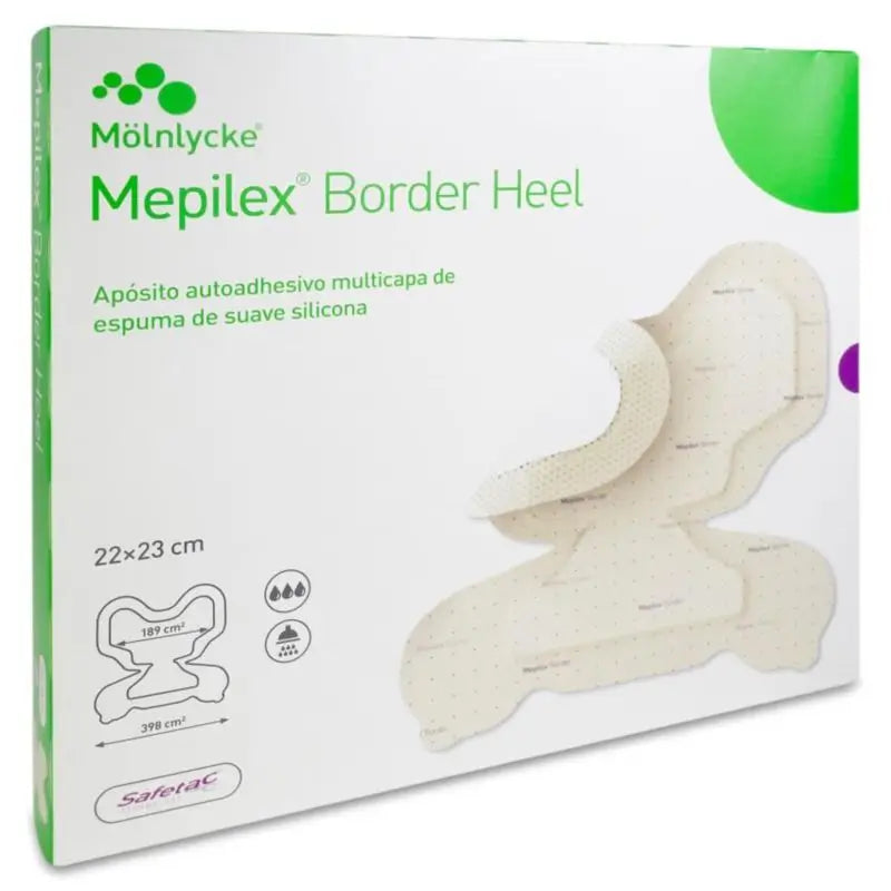 Compra Mepilex Border Heel Apósito 22X23 cm, 3 unidades al mejor precio.
