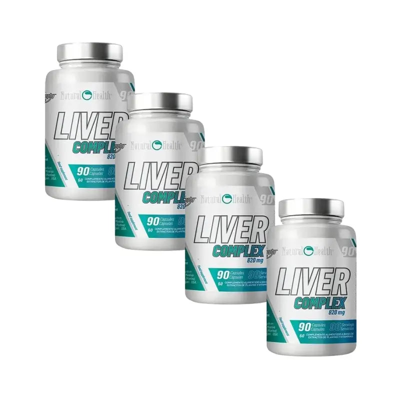 Compra Natural Health Liver Complex Protector Hepático, 4X90 Cápsulas ...