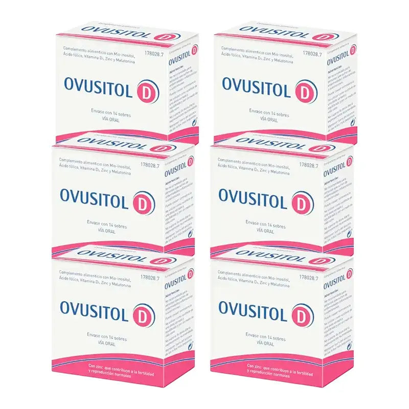 Compra Ovusitol D, Pack 6 x 14 Sobres al mejor precio.