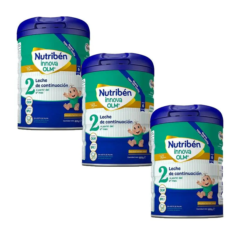 Compra Nutribén Innova 2 Leche Continuación, 3 X 800 gr al mejor precio.