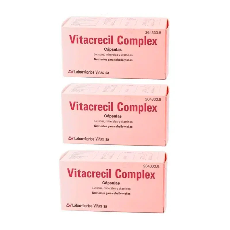 Compra Vitacrecil Complex, Pack 3 x 60 cápsulas al mejor precio.