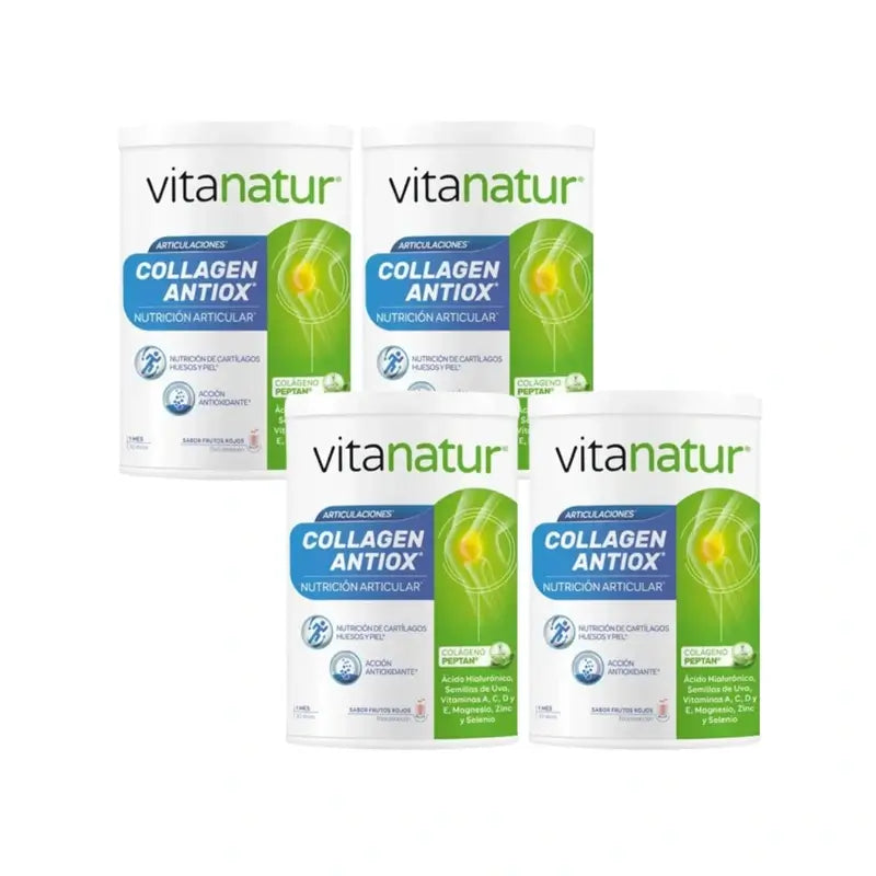 Compra Vitanatur Collagen Antiox Plus, 4X360 Gr al mejor precio.