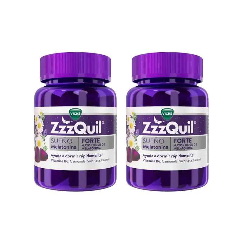 Zzzquil Natura Forte Melatonina , 2x30 gummies